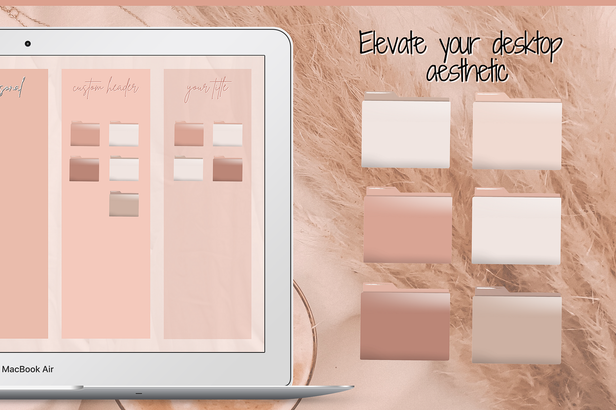Editable Desktop Wallpaper Organizer