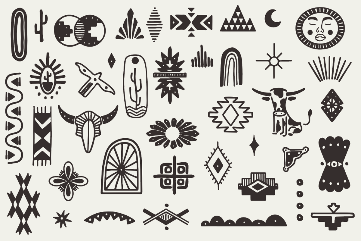 Native Stamp Designs, a Decorative Illustration by cmfgraphics