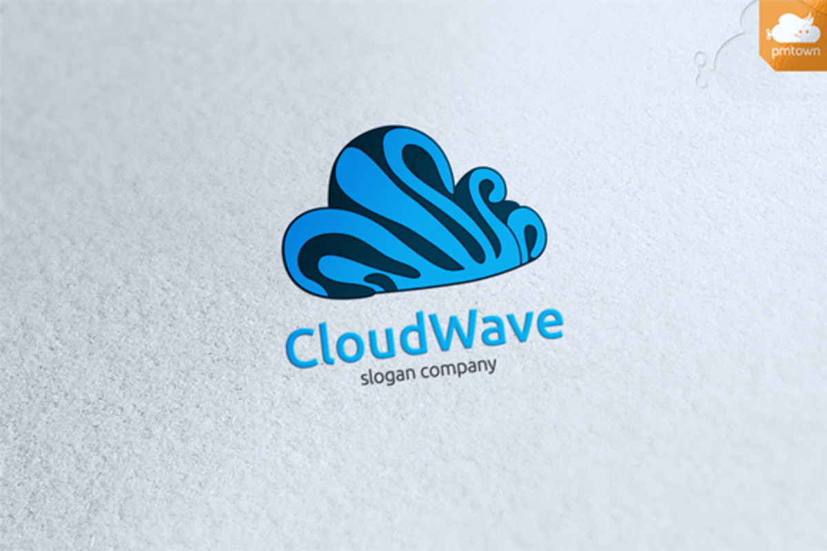 Cloud Wave, a Branding & Logo Template by blends.studio