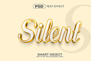 Silent 3D Editable psd Text Effect, an Action Add-On by Md Jahidul99