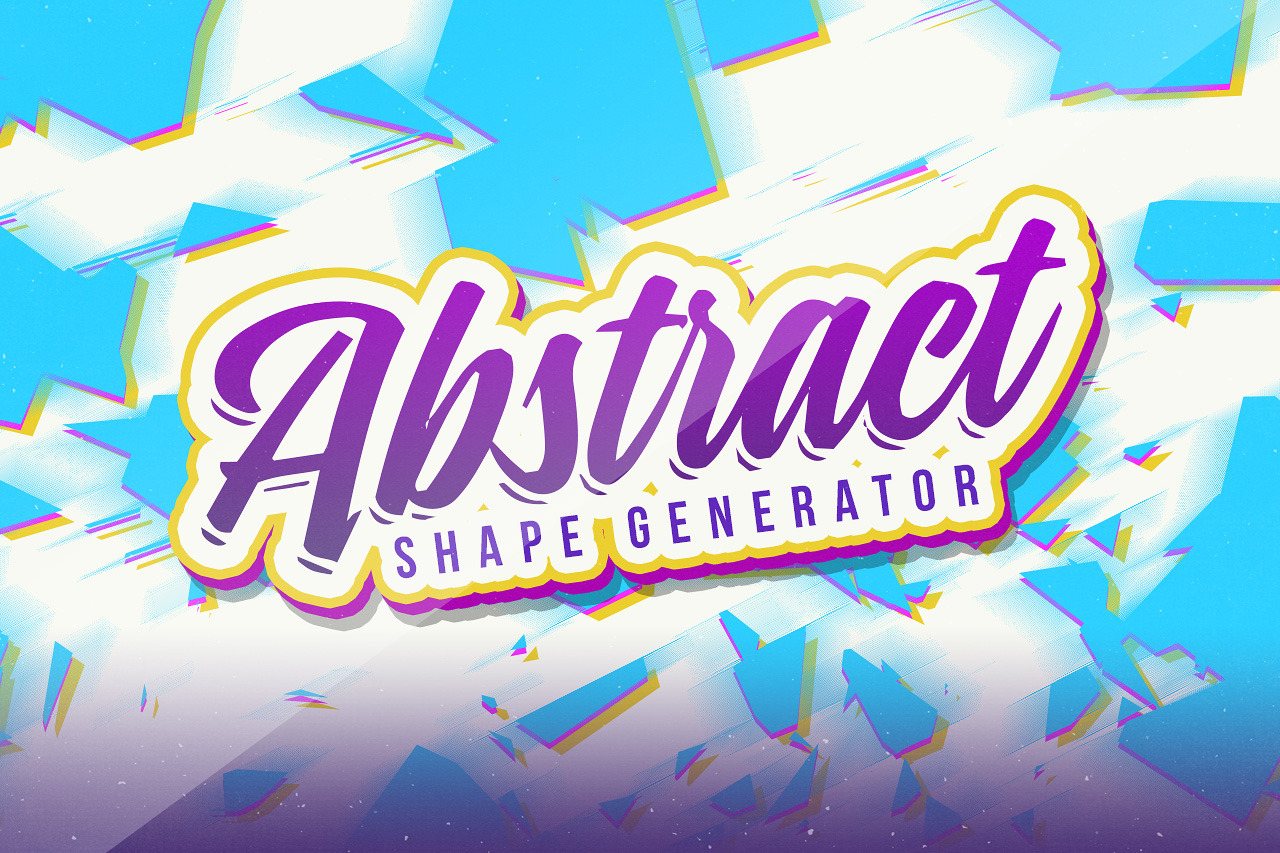 Abstract Vector Shape Generator, an Action Add-On by Layerform Design Co.