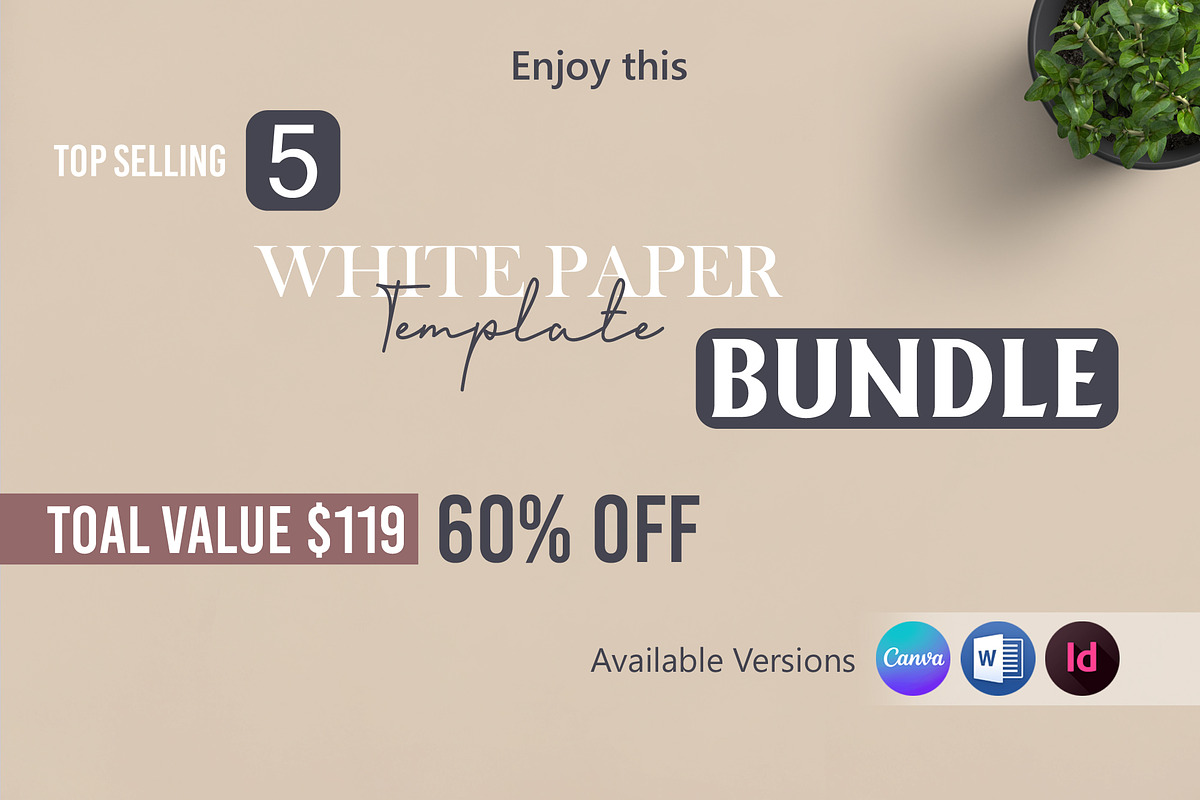 White Paper Bundle, a Brochure Template by Orcshape Studio