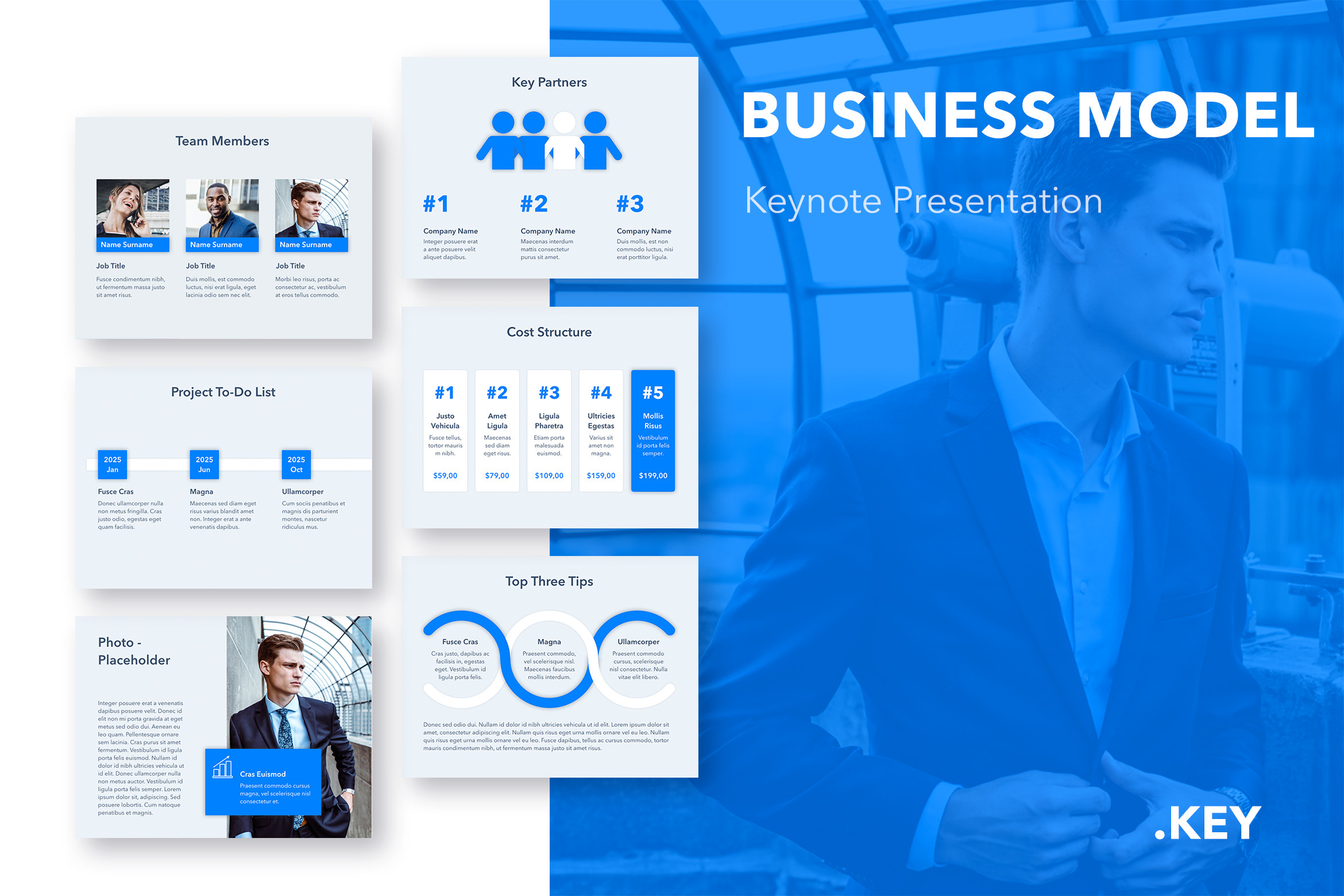 Business Model Keynote Template, a Presentation Template by Jumsoft
