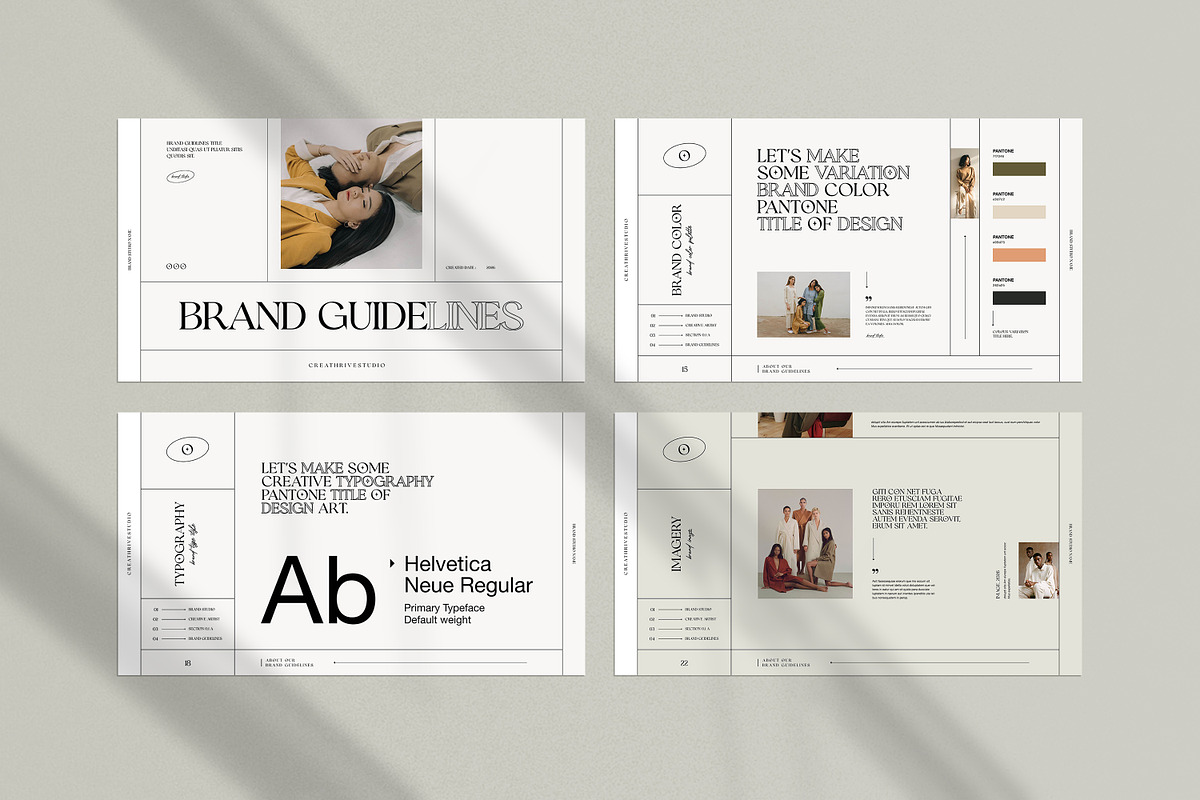 Brand Guideline Templates - CANVA, a Presentation Template by ...