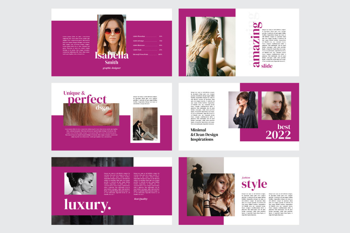 MAGENTA - Powerpoint Template, a Presentation Template by Shafura