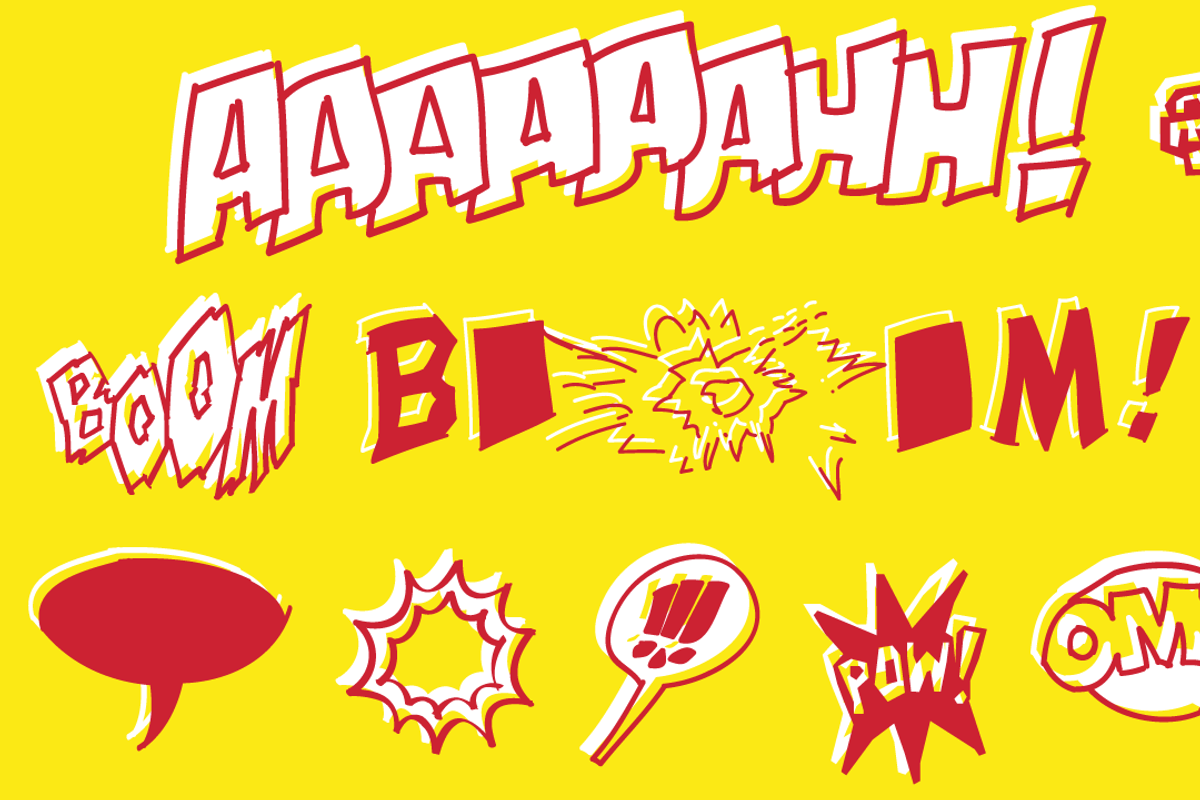 FONT | Boom pang Pow, a Symbol Font by Typo Graphic Design