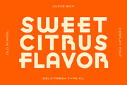 Juice Box: A Retro Display Font