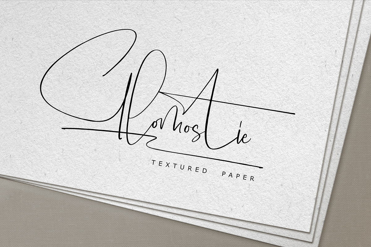 Clomantso Realistic Signature Font, a Script Font by Storytype Studio