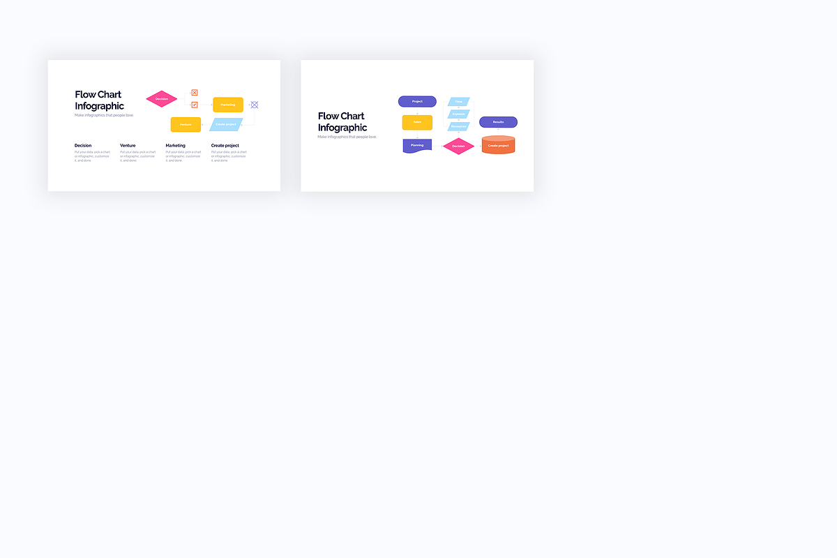Flow Chart Illustrator Infographics, a Presentation Template by Slidesmash