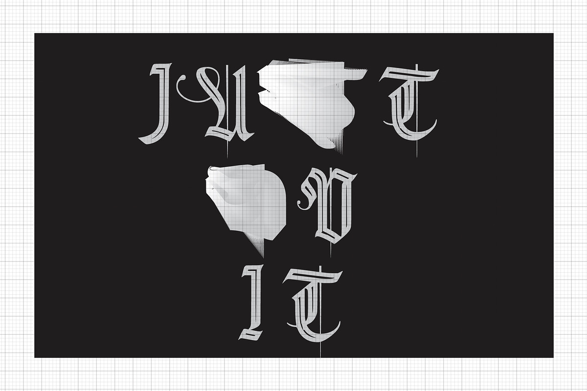 Frakturshape Line, a Blackletter Font by cromatixclassroom