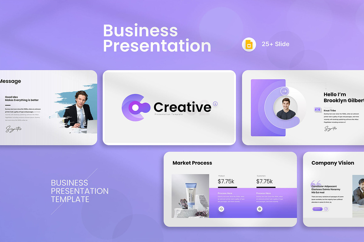 Creative Business Startup, a Presentation Template by KreateTribe