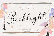 Backlight Modern Calligraphy | Script fonts ~ Creative Market
