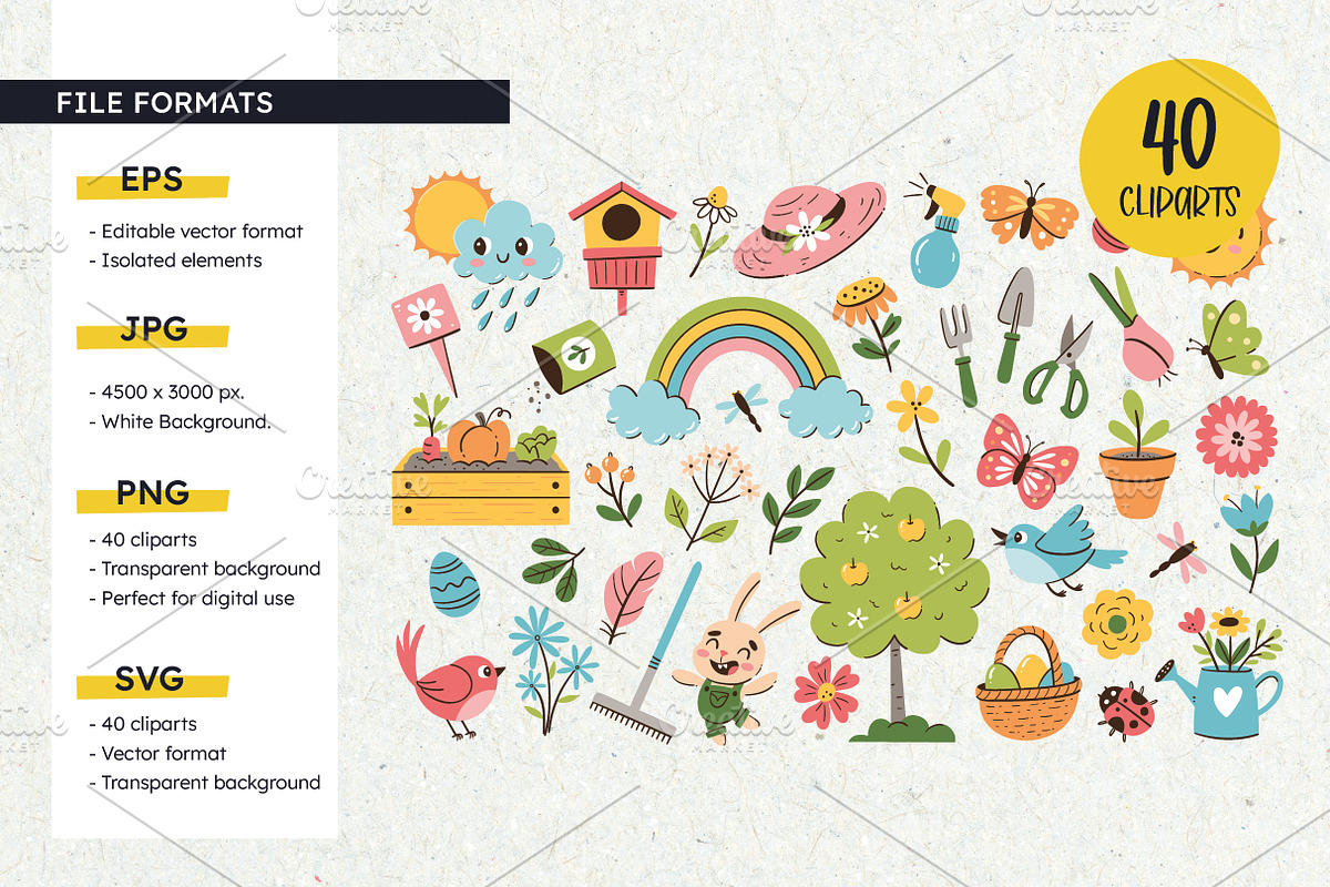 Spring Clip Art Collection