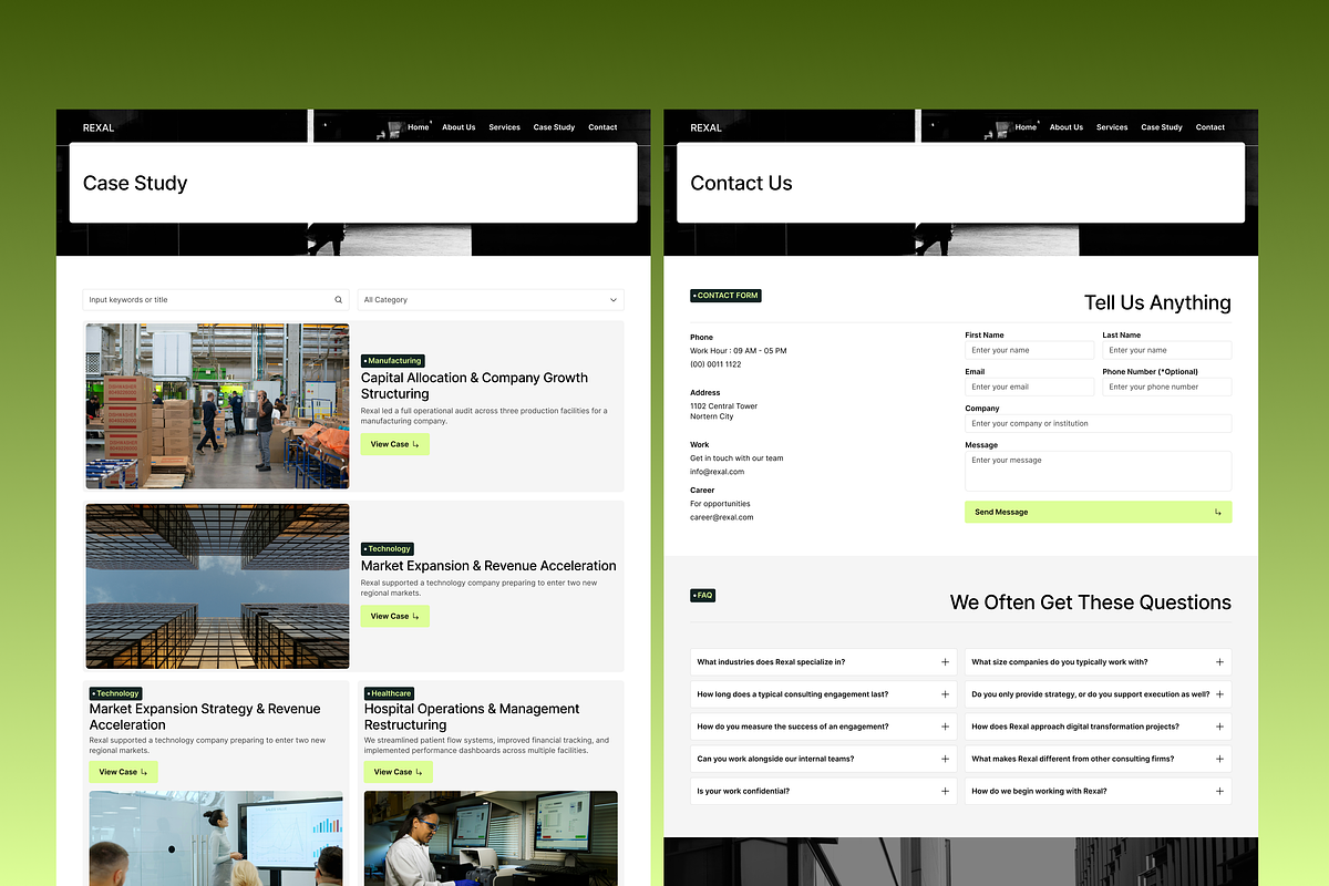 Business Consulting Figma Template, an UI Kit Template by Rozepaars Design