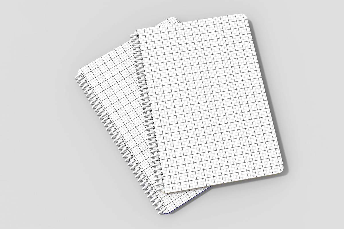 Spiral Bound Notebook Mockup