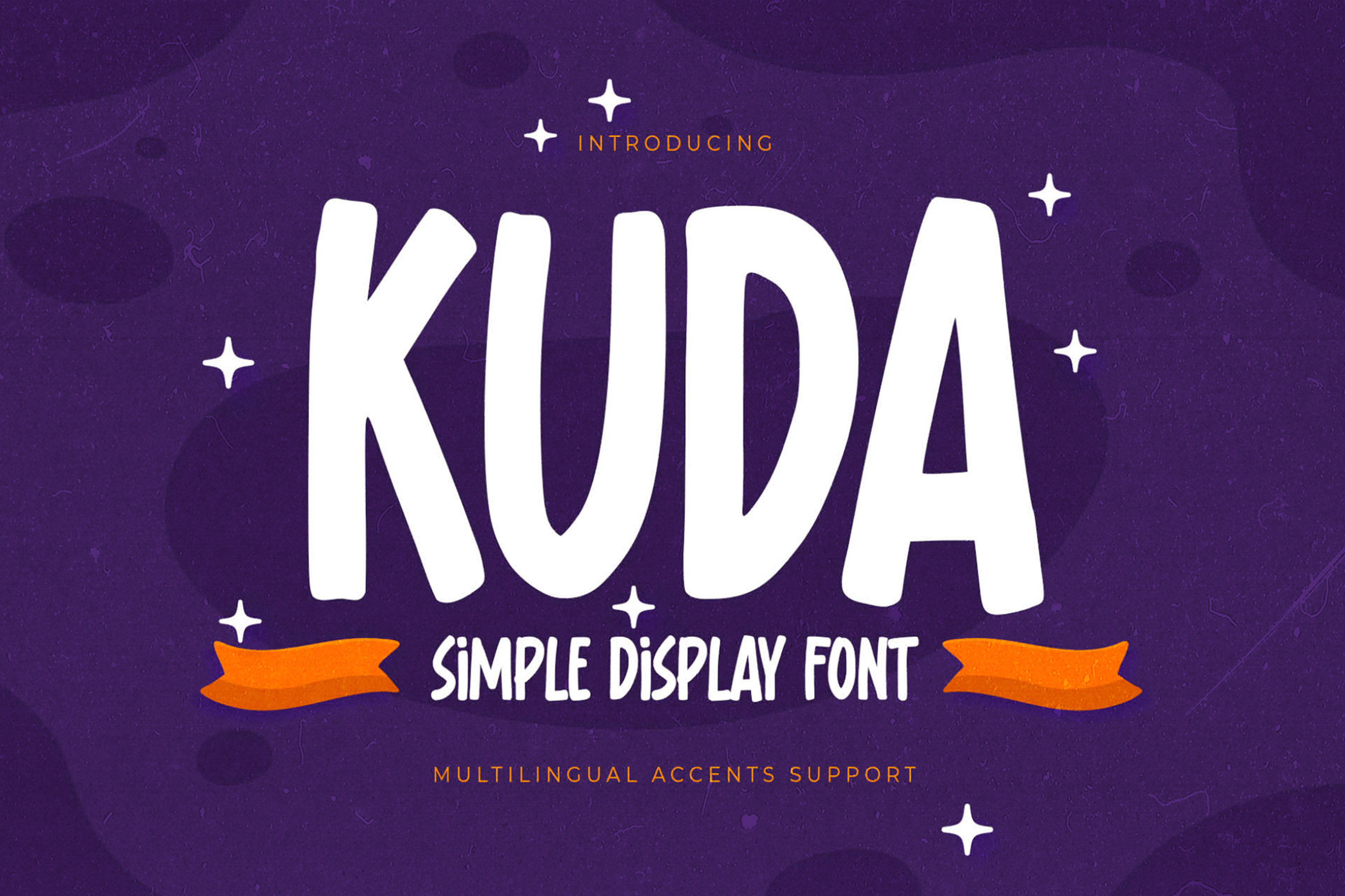 KUDA is Simple Display Font | Creative Market