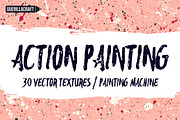 Action Painting Vector Textures, a Texture Graphic by Guerillacraft ...