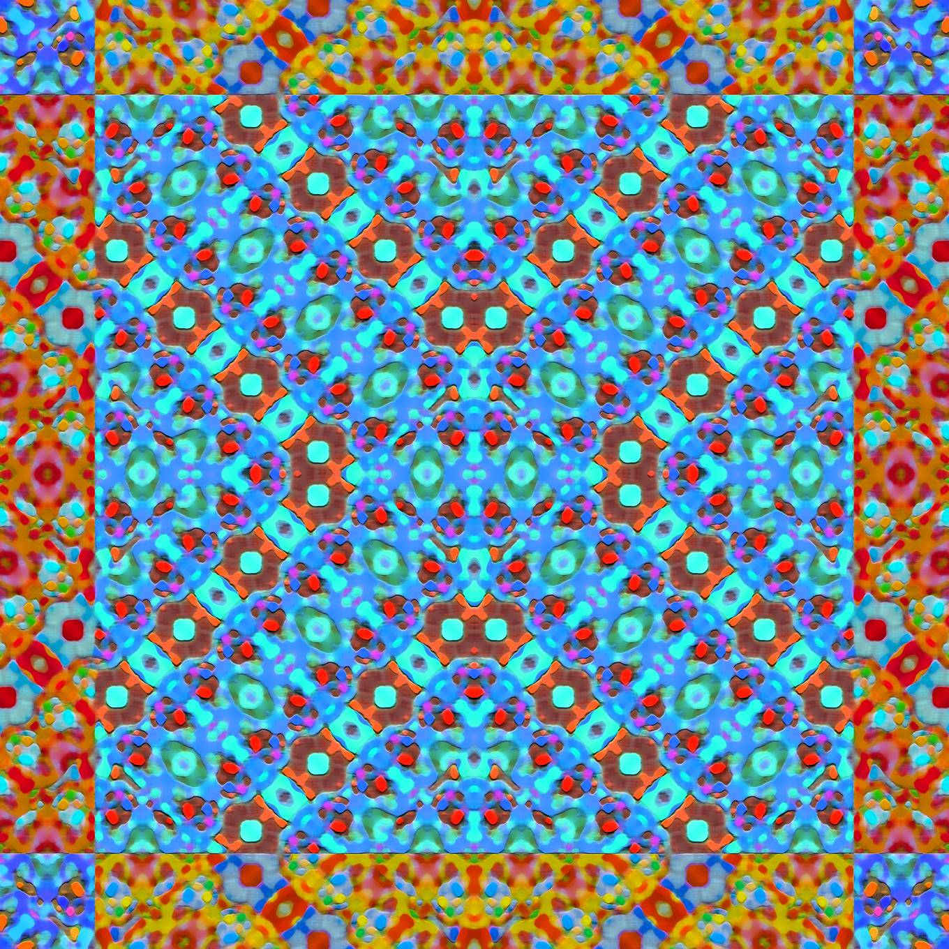 Colorful Vibrant Modern Mosaic | Graphic Patterns ~ Creative Market