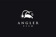 Minimalist deep sea angler fish logo, a Branding & Logo Template by ...