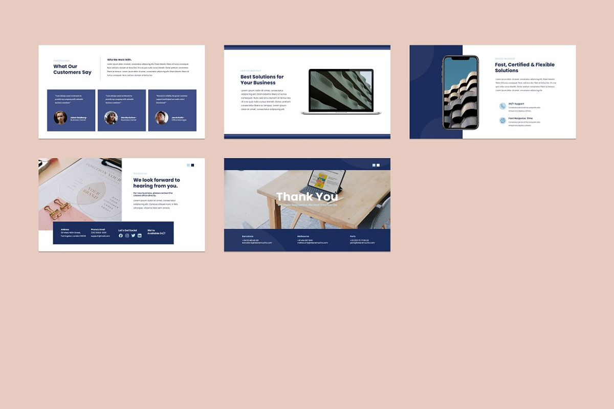 Agency PowerPoint Template, a Presentation Template by Bervisual
