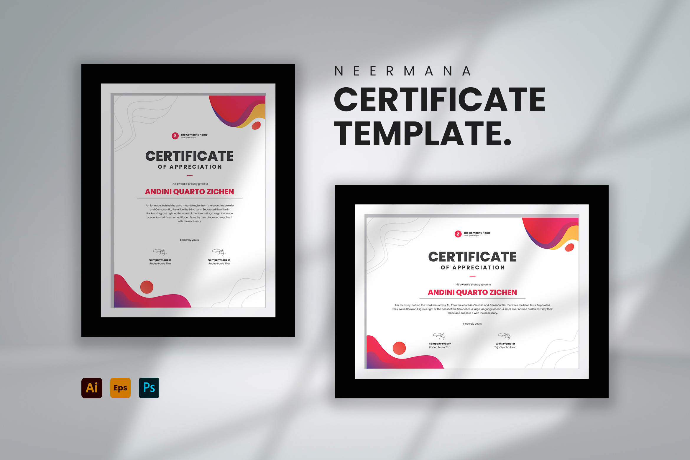 Certificate Template, a Templates & Theme by Neermana