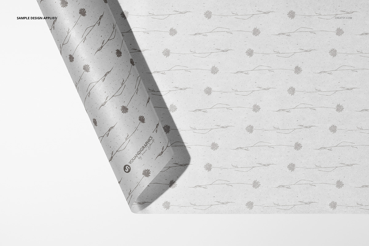 Tissue Paper Mockup Set, a Packaging Mockup by Creatsy