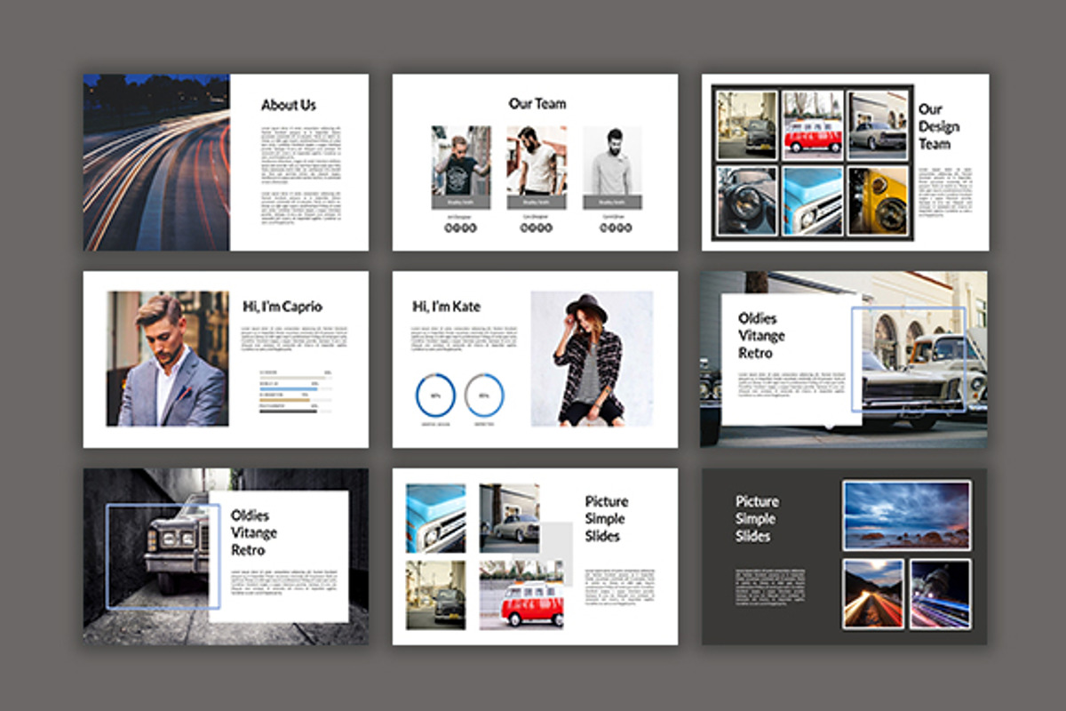 Retrobrok Powerpoint Template, a Presentation Template by Spesifikdesign