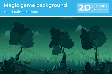 Forest Game Background | Illustrations ~ Creative Market