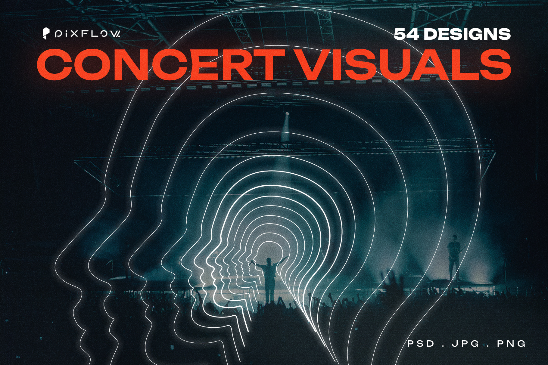 Concert Visual Backgrounds, an Object Graphic by Pixflow