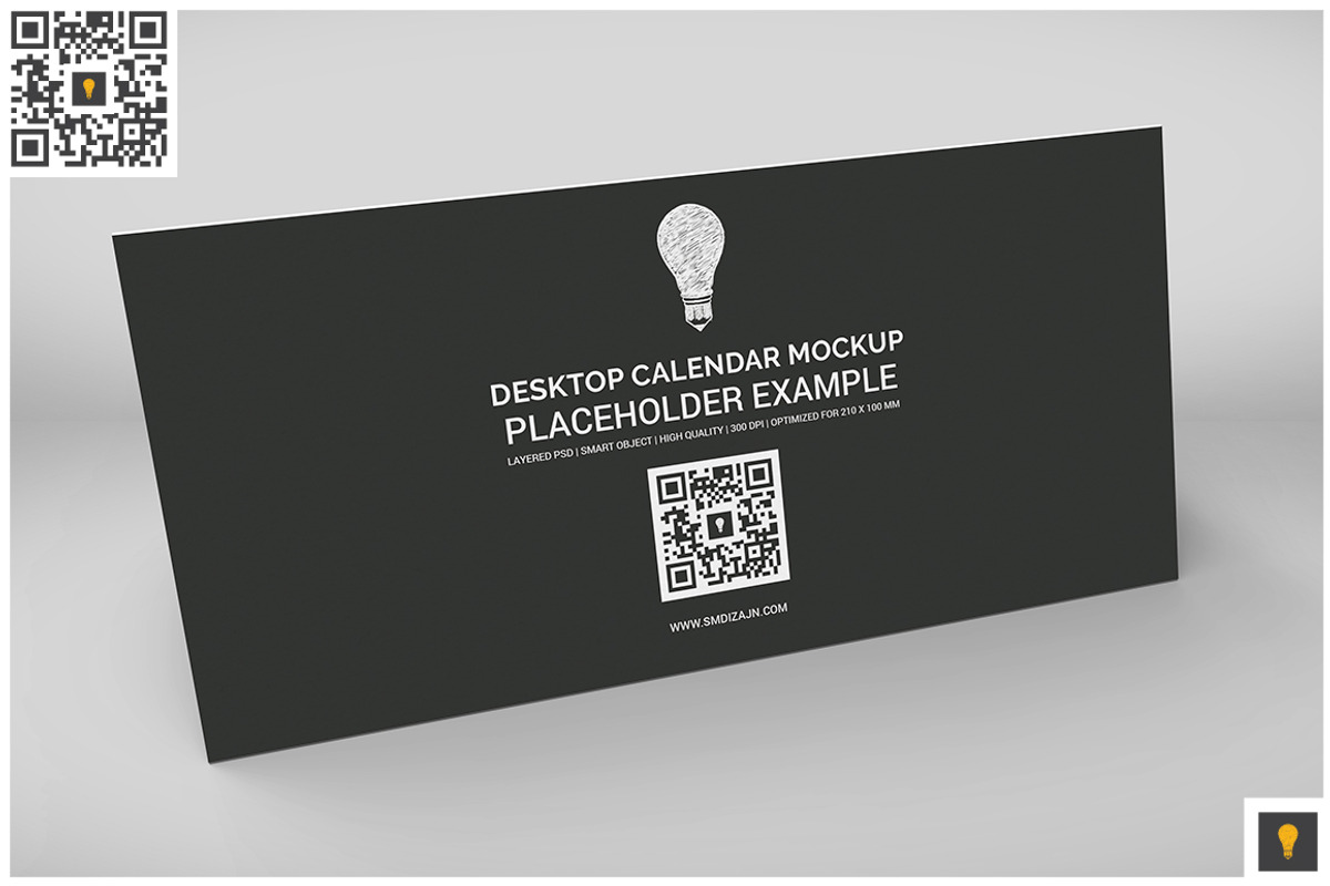 Desktop Calendar Mockup, a Mockup by Shocky Design Studio