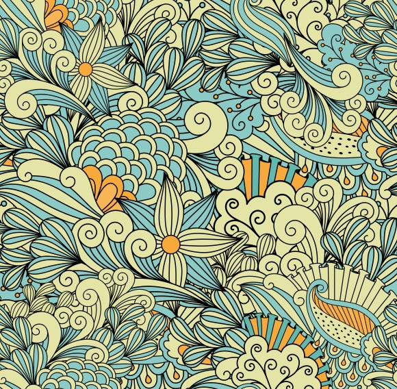 Pretty yellow and blue background, a Background Graphic by Stock-Smart ...