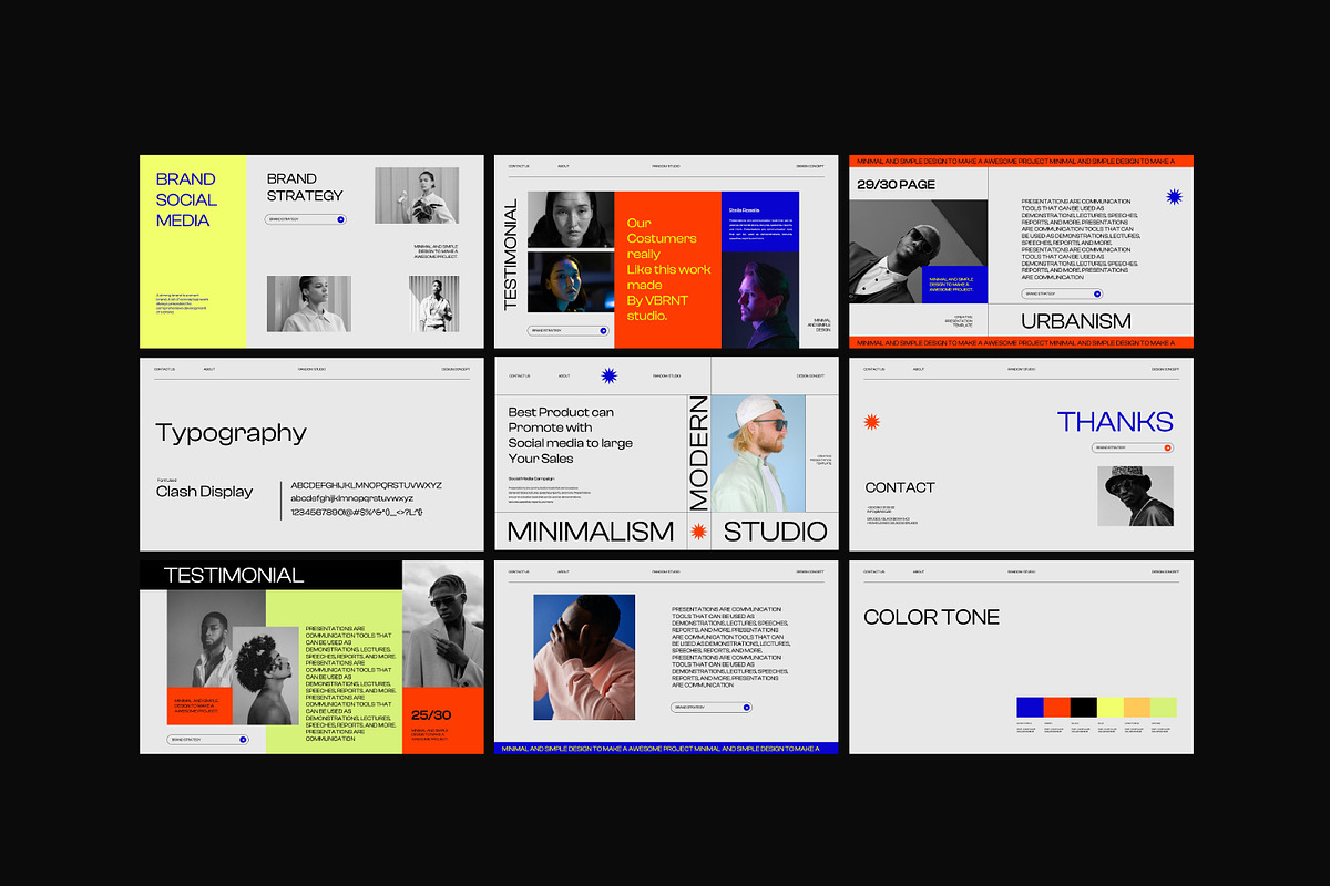 RANDOM Brand Strategy Powerpoint, a Presentation Template by Dirtytemp ...