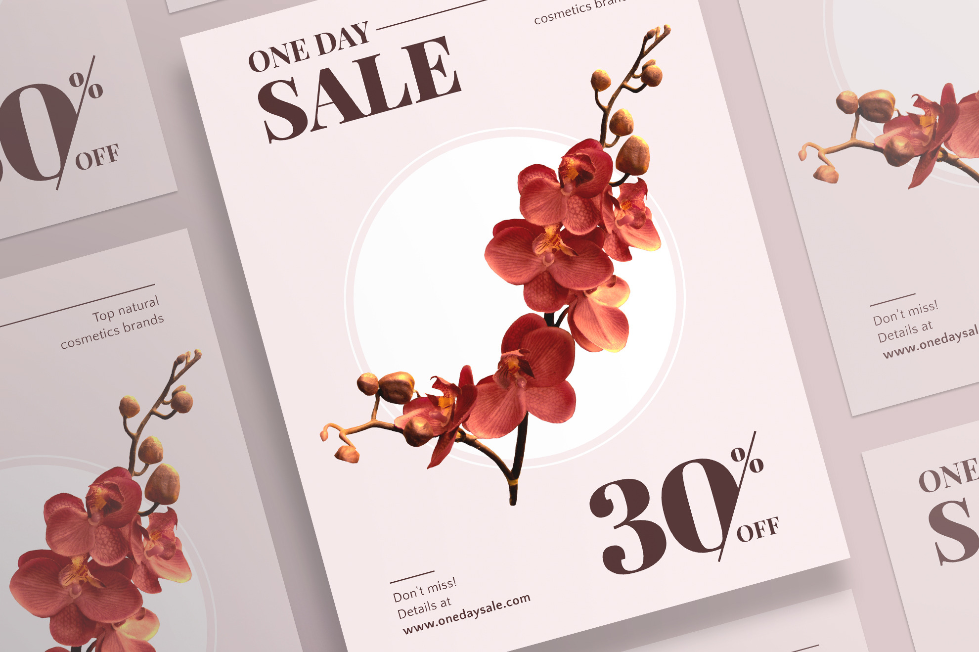 Posters | One Day Sale, a Flyer Template by Amber Graphics