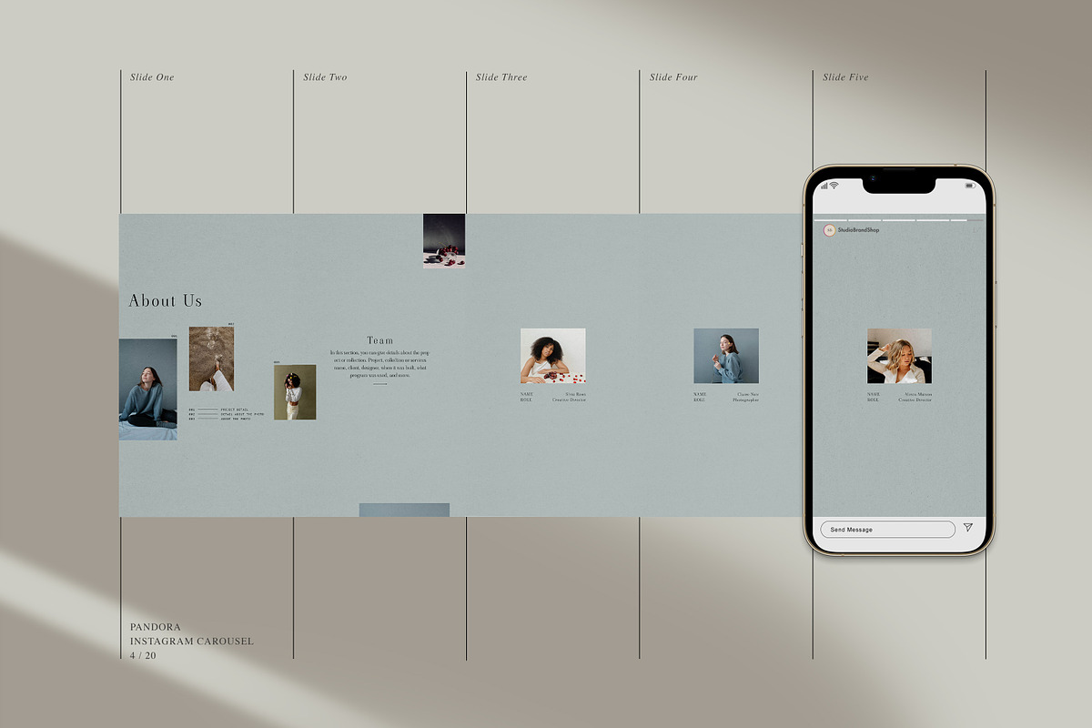 PANDORA I Instagram Carousel I Canva, a Social Media Template by Studio ...