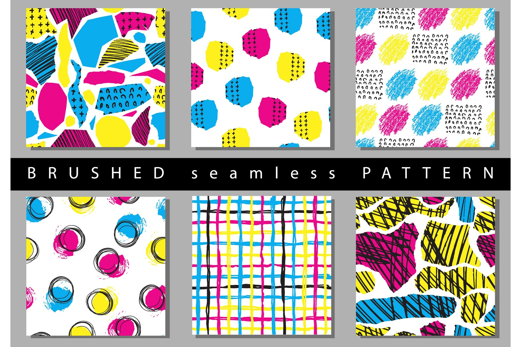 Vector Set of seamless pattern with | Textures ~ Creative Market