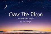 RD Over the Moon - Hand Drawn Font