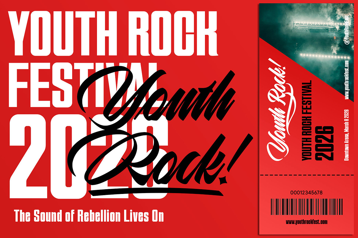 Racik | Font Duo, a Script Font by Lemonthe