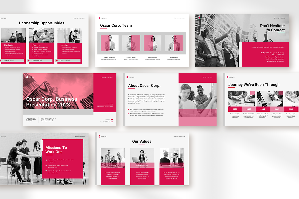 Professional business presentation, a Presentation Template by peterdraw