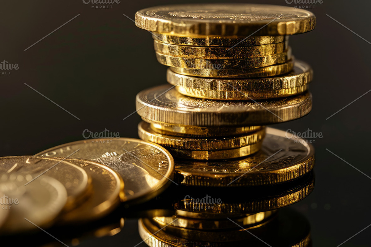 Balancing coins. Collection, a Business Photo by Handmadefont ...