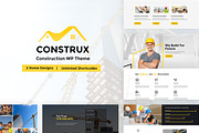 Construx - Construction WP Theme, a WordPress Template by ThemesRain