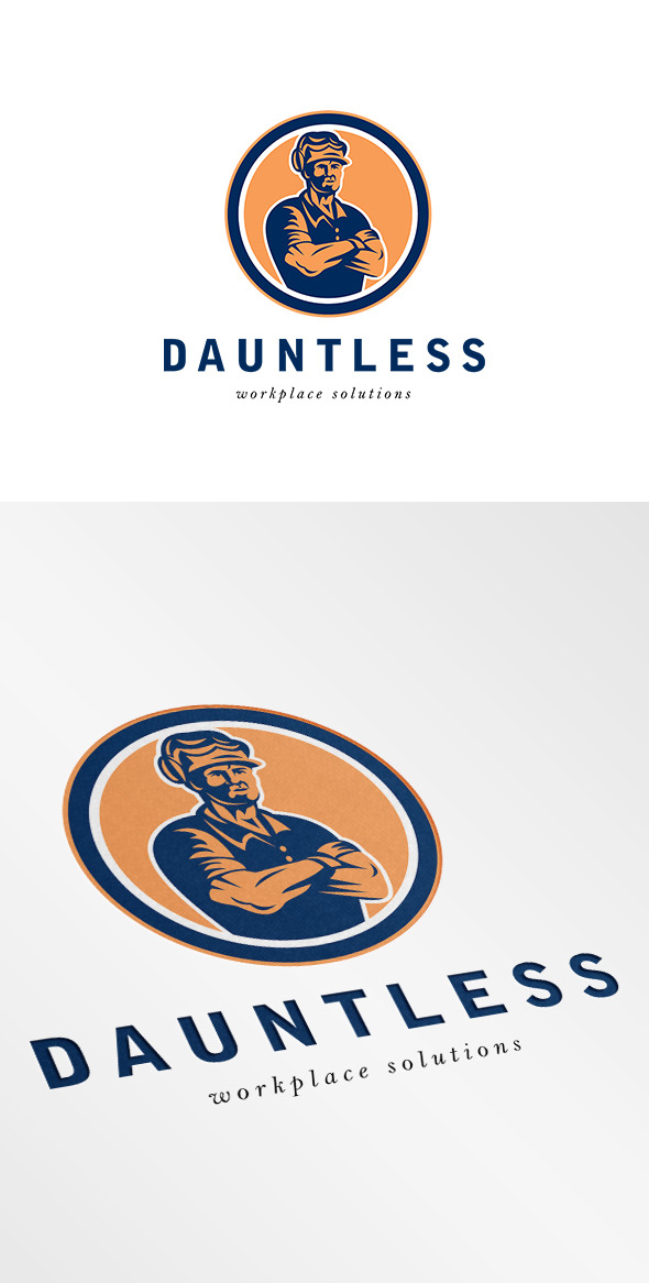 Dauntless Workplace Solution Logo, a Branding & Logo Template by patrimonio