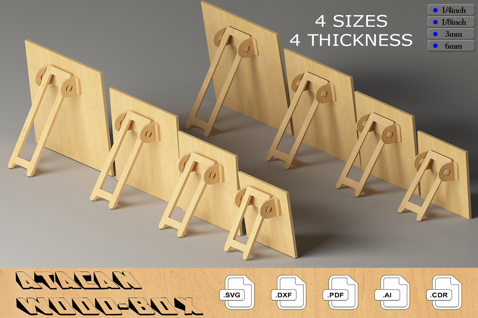 Legs for photo frames / Various Size, a Graphic by AtacanDigital ...