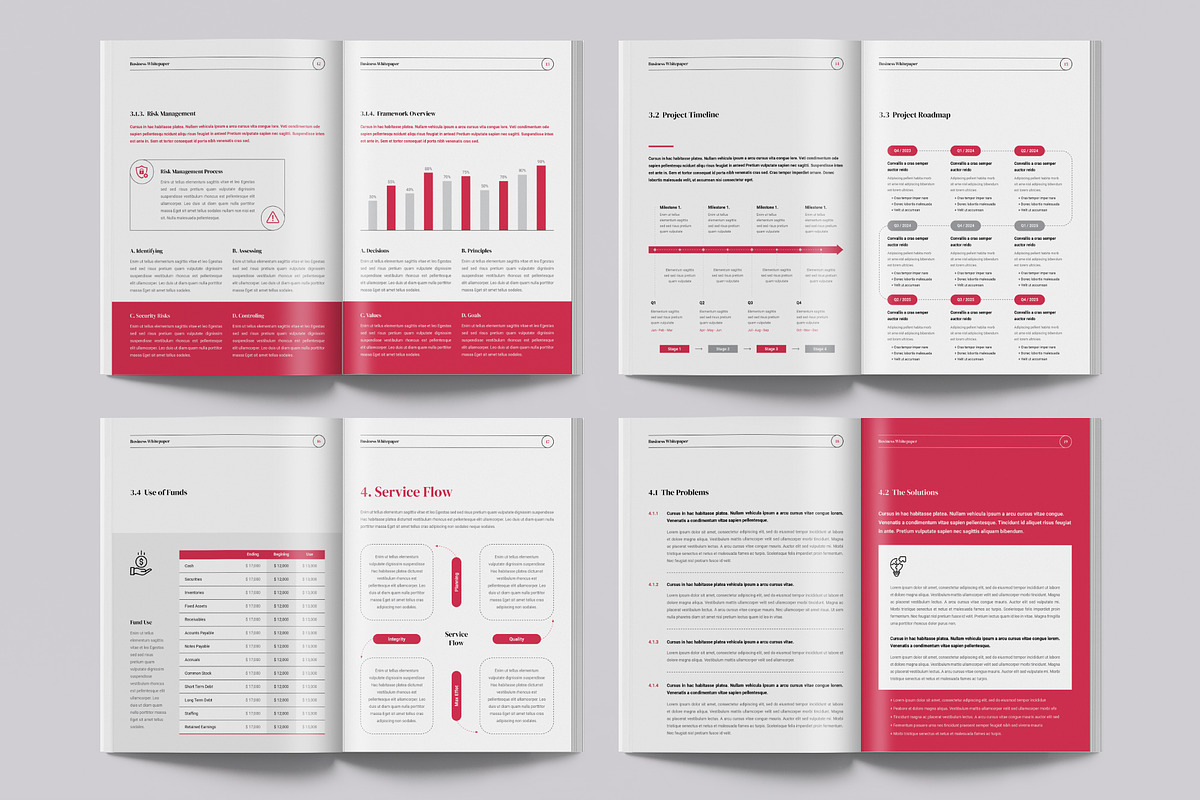 White Paper Bundle, a Brochure Template by Orcshape Studio