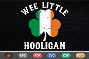 We Little Hooligan T shirt, an Object Illustration by Vector Portal