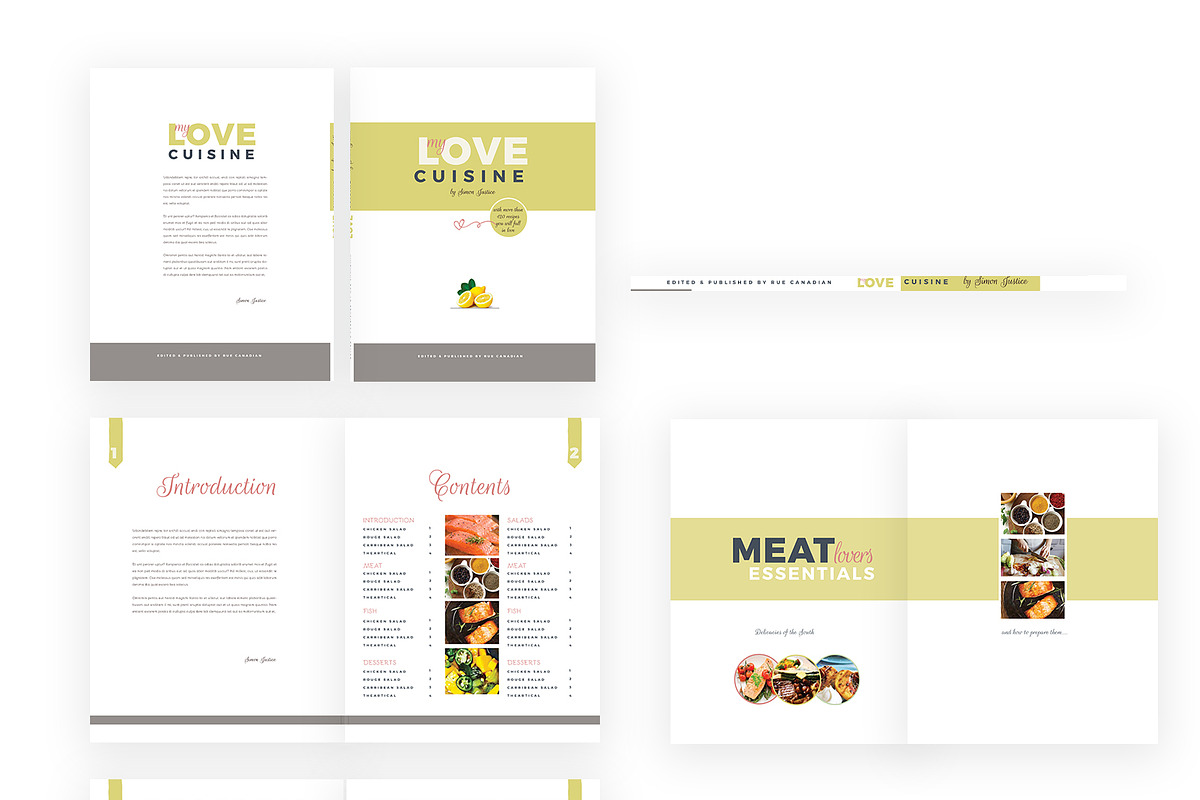 Recipe Book-Magazine Template, a Magazine Template by Graphic House ...