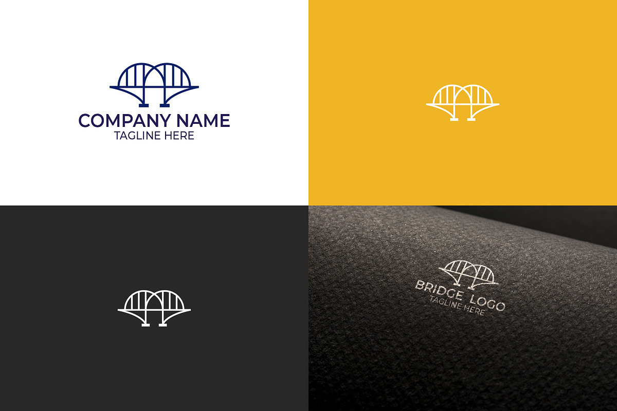 Bridge Logo Design, a Branding & Logo Template by GranzCreative