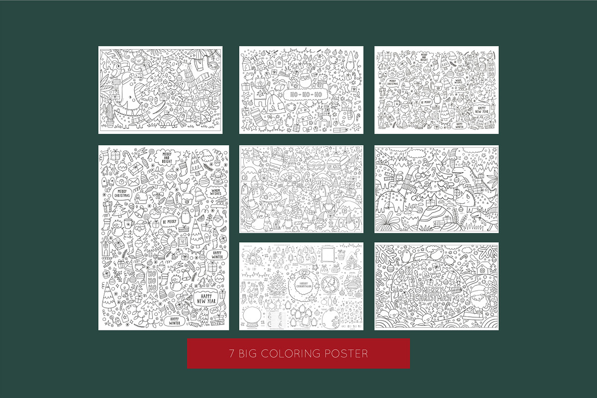Christmas coloring page