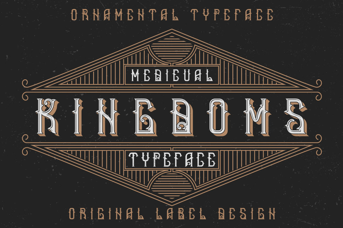 Medieval Kingdoms Label font, a Handwritten Font by Heather_insane