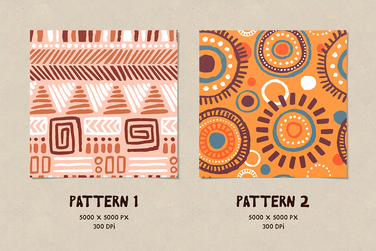 African Shapes: Graphics + Patterns