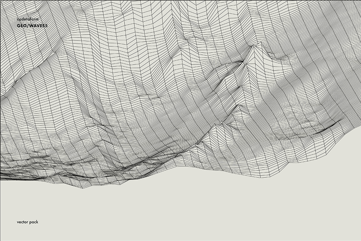 GEO_WAVES6 Vector Pack, a Graphic by codetoform